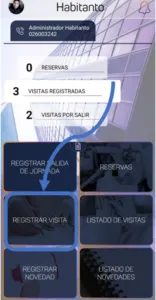 ¿Cómo registro una visita?